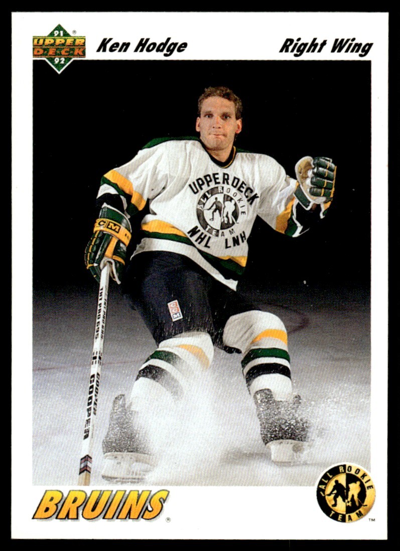 1991-92 Upper Deck All Rookie Team #41 Ken Hodge Boston Bruins | eBay