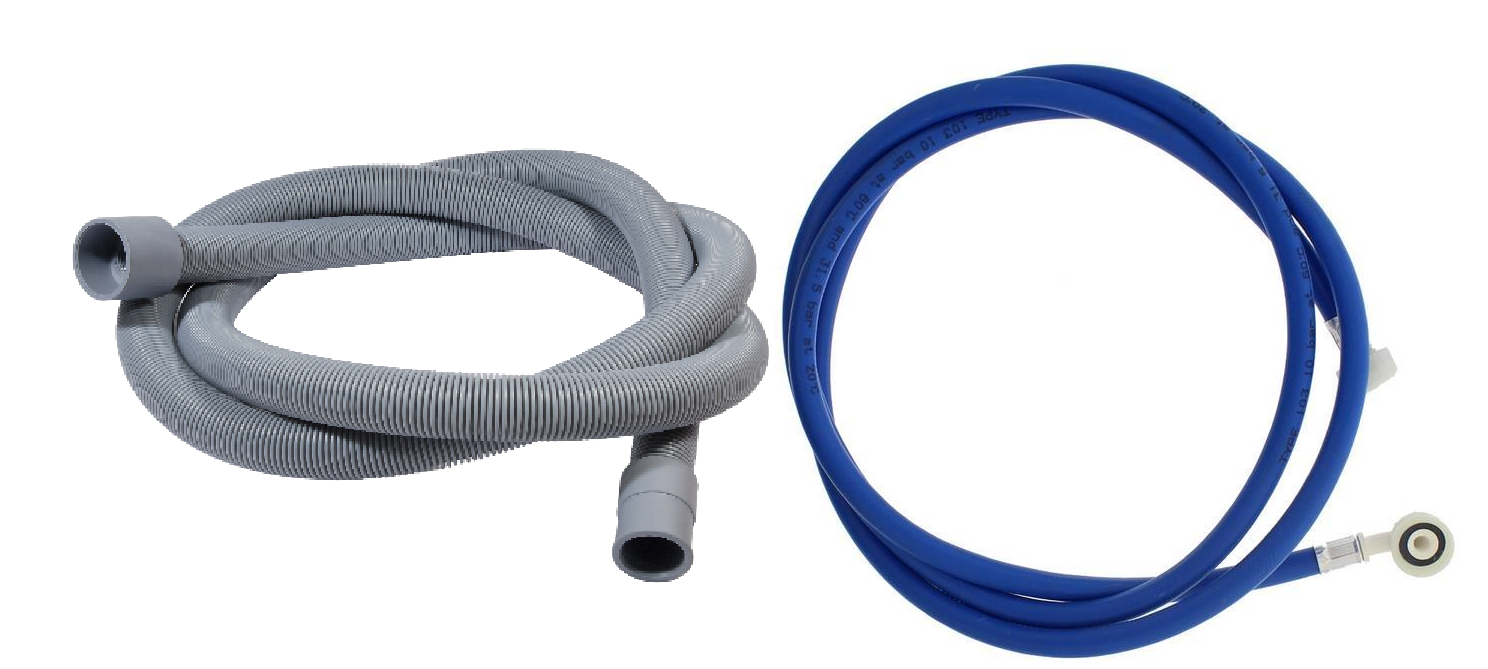 Washing Machine & Dishwasher 3.5m Extra Long Fill & Drain Hose Set ...