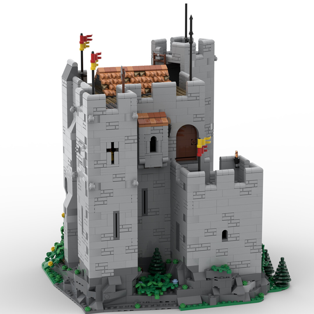 10305 Alternative Build: Castle Keep + Chain Towers + Castle Tower with ...