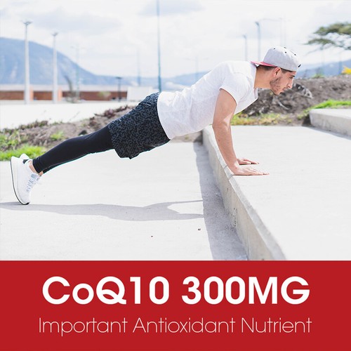 300mg CoQ10 Ubiquinone High Absorption Q10 Coenzyme Vegetarian Capsules ...