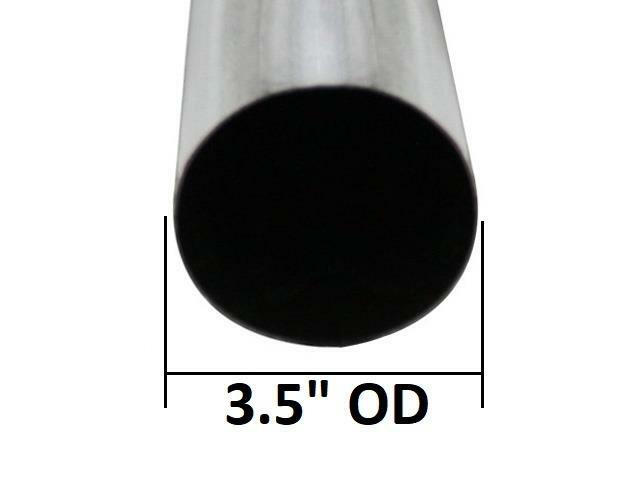 3.5" Inch Od Stainless Steel 5' Foot Long Straight Exhaust Pipe | eBay