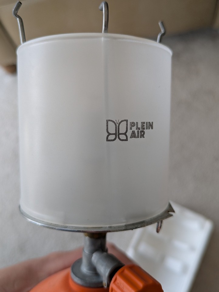 VINTAGE PLEIN AIR SERA BUTANE GAS CAMPING LAMP LIGHT LANTERN GAZ Superb ...