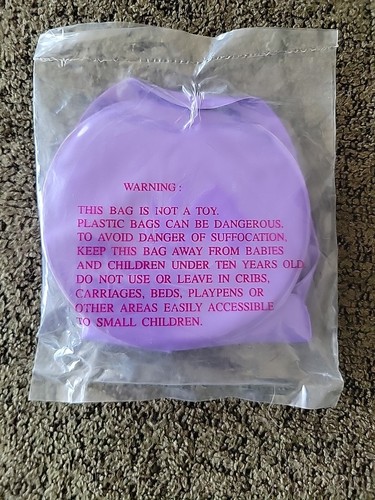 Vintage 1978 McDonald's 9" Grimace Inflatable Happy Meal Toy MIP | eBay