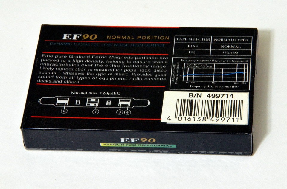 Super EF 90 Kassette Cassette Tape TYPE I NEW OVP | eBay