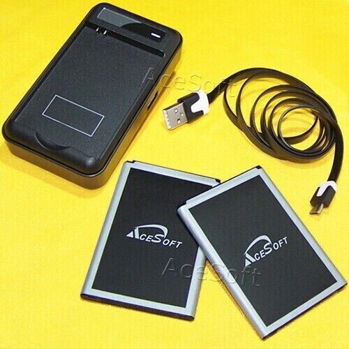 High-Performance 2x 5970mAh Business Battery Charger Cable f Sprint LG ...