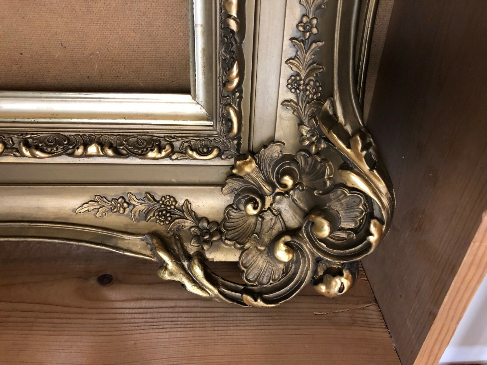 Late 19th Century Victorian Gilt Wood and Gesso Rococo Style Picture ...