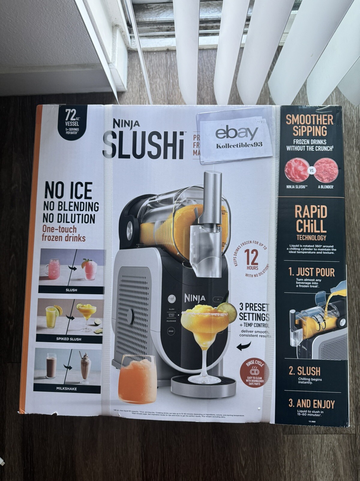 NINJA Slushi 3 Programs Professional Frozen Drink Maker (Model: FS300 ...