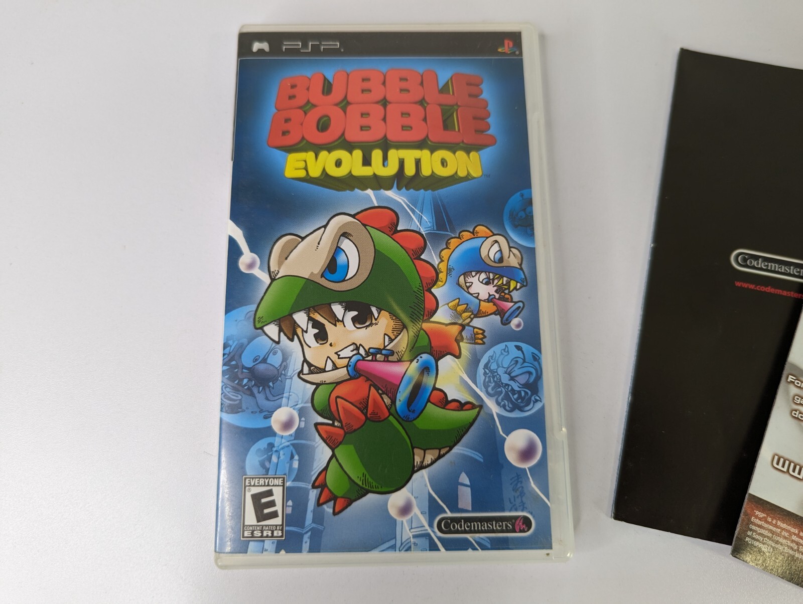 PSP SONY BUBBLE BOBBLE EVOLUTION CASE + MANUAL ONLY (NO Game) | eBay