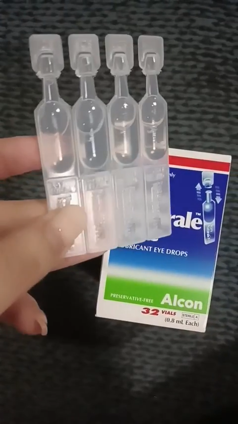 10 Boxes ALCON TEARS NATURALE FREE 32 Vial 0.8ml LUBRICANT EYE DROPS ...