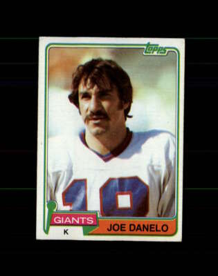 1981 Topps Football #328 Joe Danelo STARX 6 EX/MT CS64335 | eBay