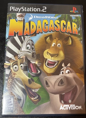 DreamWorks’ Madagascar (Sony PlayStation 2/PS2, 2005) NO MANUAL, TESTED ...