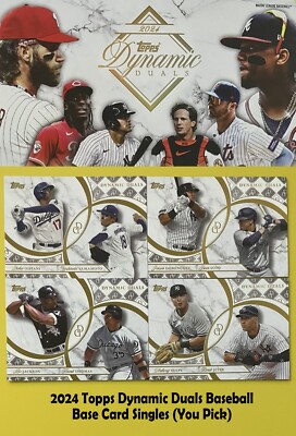 2024 Topps Dynamic Duals Baseball Base Card Singles (You Pick) | eBay