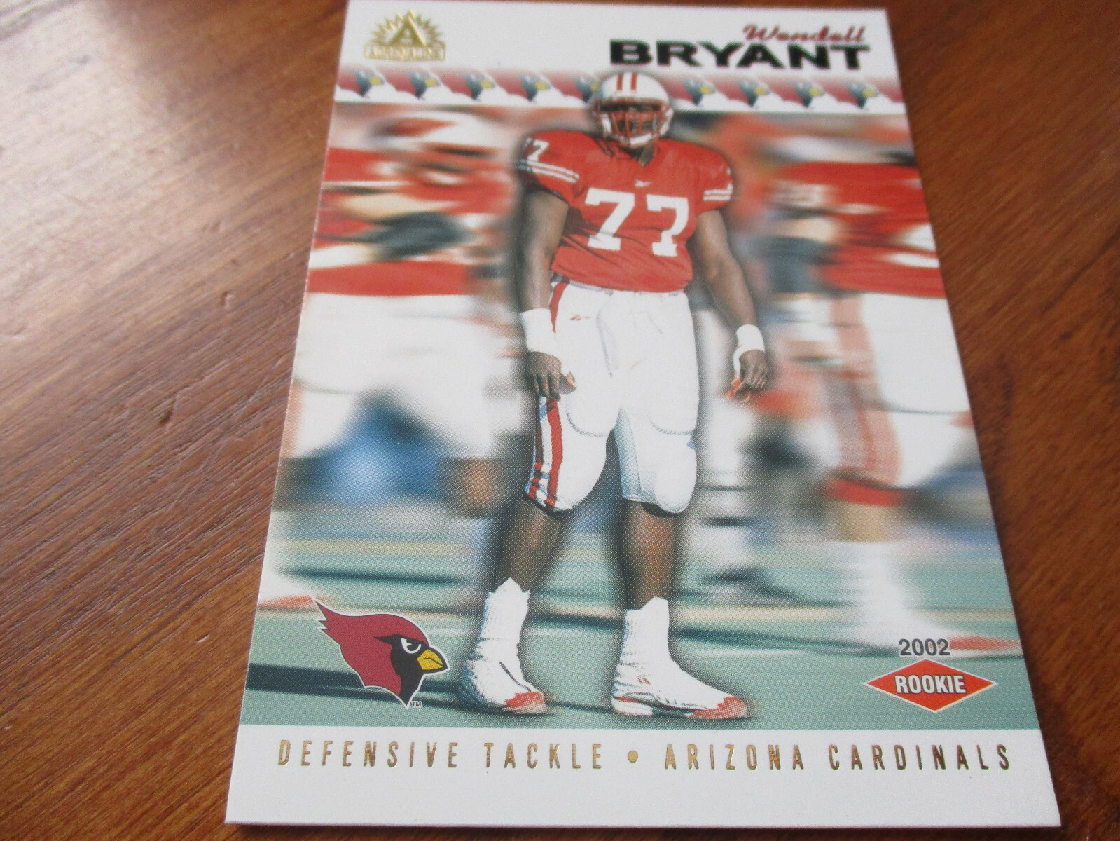 wendell bryant (arizona cardinals)2002 pacific adrenaline ROOKIE card ...