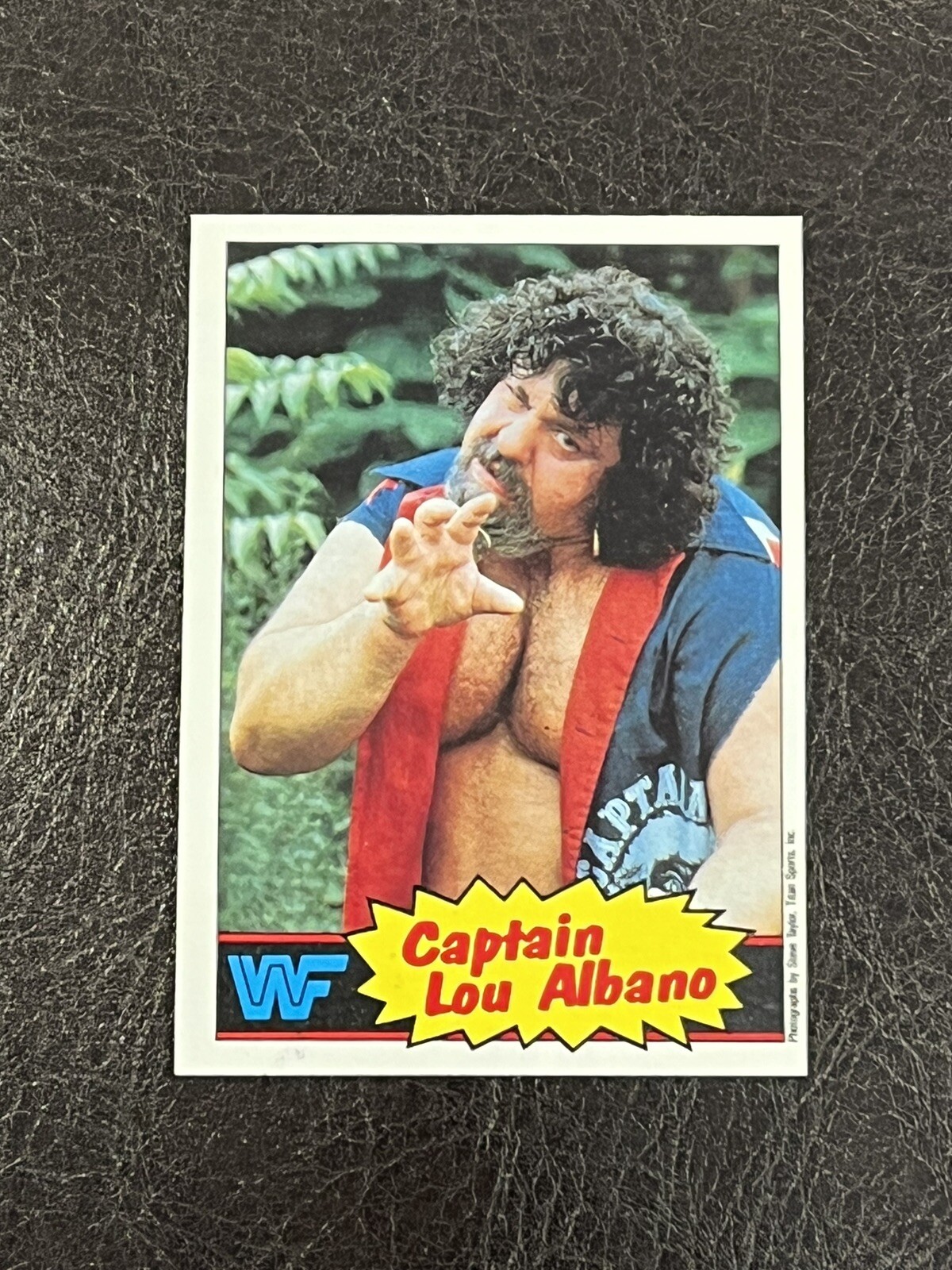 1985 Topps WWF Captain Lou Albano #3 NM-MT Sharp! Rookie RC WWE HOF | eBay