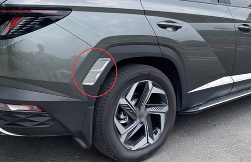 For Hyundai Tucson 22-2024 Chrome Style Rear Wheel Eyebrow Arches ...