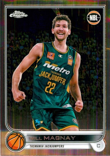 2022 2023 Tasmania JackJumpers NBL Basketball Topps Chrome Card - Will ...