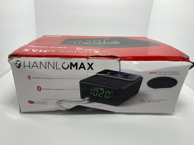 Hannlomax Hx-300cd Top Loading CD Player PLL FM Radio Digital Clock ...