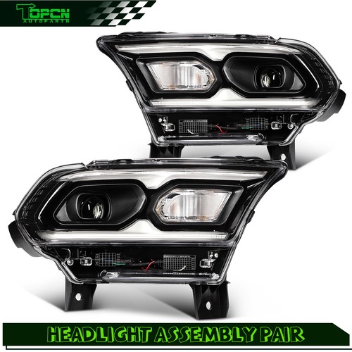 Fits Dodge Durango 2021-2024 Headlights Assembly Pair Clear Lens ...