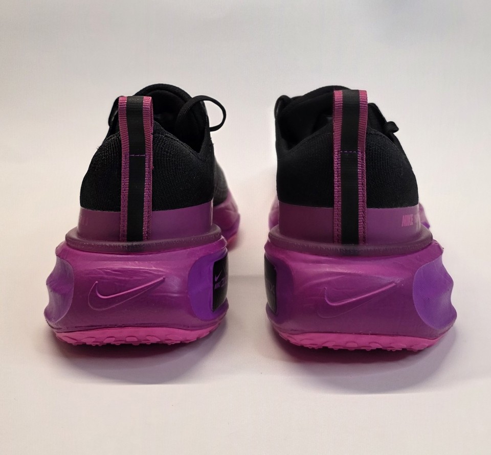 New Nike ZoomX Invincible Run Flyknit 3 Black Vivid Grape Running Shoes ...