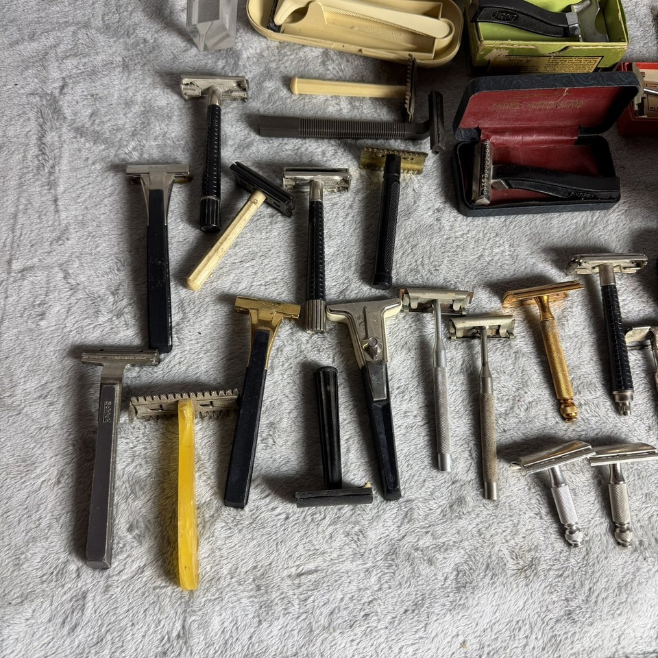 Vintage/Antique Shaving Razor Huge Lot - Safety Razors | eBay