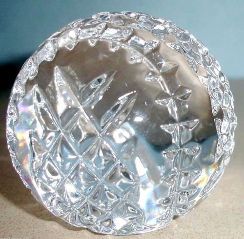 Waterford Crystal Baseball Paperweight Engravable 3" #40005442 New in ...