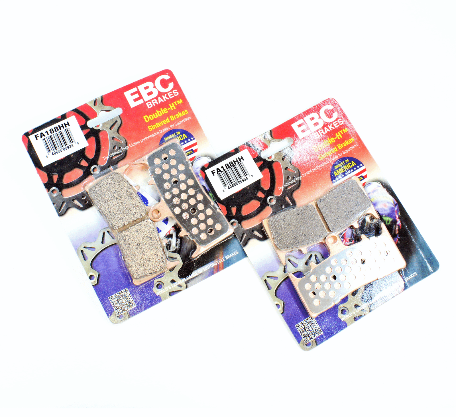 EBC HH Sinter Brake Pad Set for 1999-06 Suzuki GSX 1300 HAYABUSA Frt 2 ...