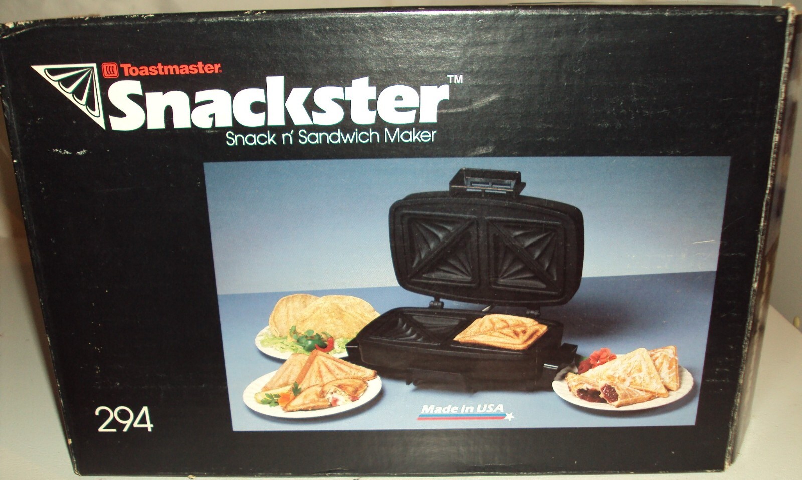 Vintage Toastmaster SNACKSTER Snack Sandwich Maker #294 | eBay