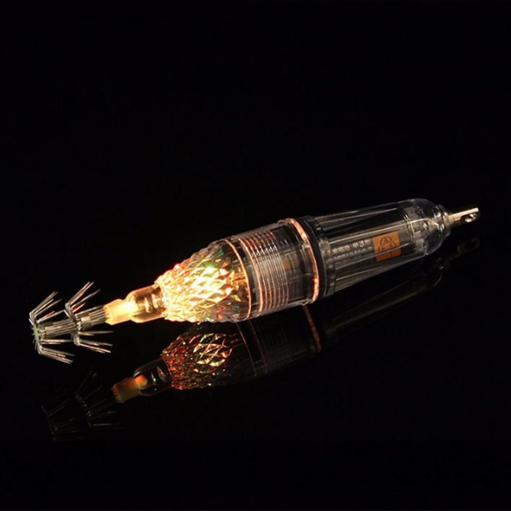 2Pcs LED Squid Lure Lamp Fishing Squid Octopus Cuttle Attracting Light ...