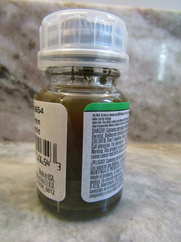 FLOQUIL ENAMEL STAIN by TESTORS MODEL PAINT 1oz 1 OUNCE - GREEN | eBay