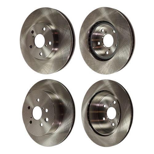 Front and Rear Disc Brake Rotors For 2006 Lexus GS300 | eBay