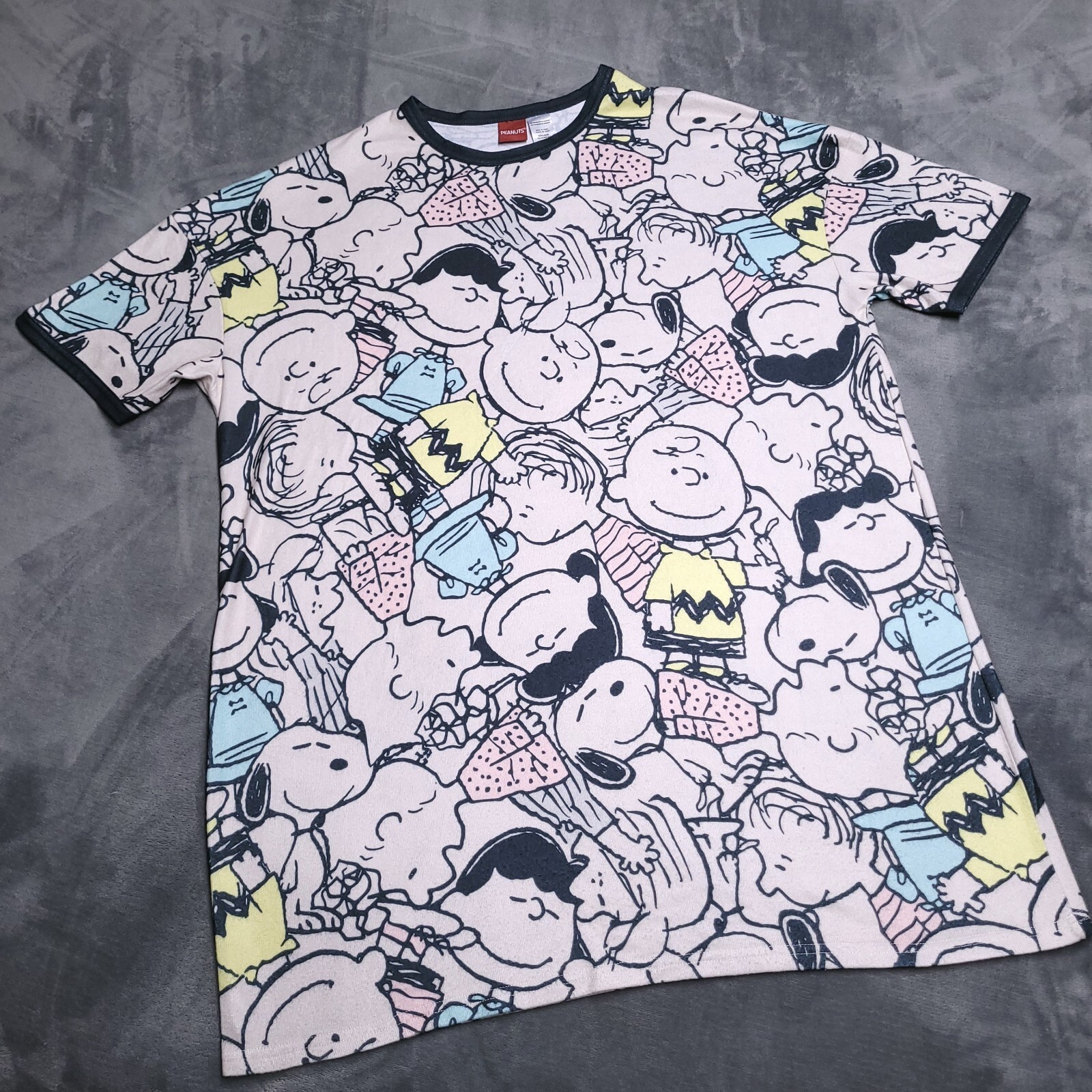 Peanuts Charlie Brown Moo Moo Pajama Sleepwear Shirt … - Gem