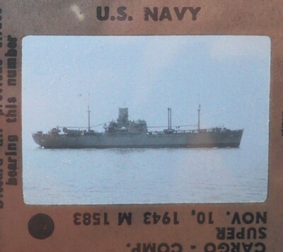 1943 WW2 U.S. Navy Recognition Training Cargo Ship Composite Super ...