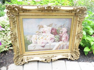 Floral Still life Painting by L. Bonert 1905 | eBay