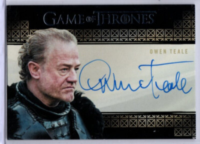 Rittenhouse Game of Thrones Valyrian Steel Owen Teale as Ser Alliser ...