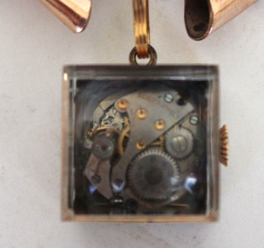 1930s Otto Grun 12k Gold-filled Copper Lucite Watch B… - Gem