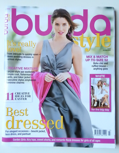 Burda Style Magazine March 2012 wedding dresses plus size boho sewing ...