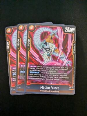 Mecha Frieza - Blazing Aura - FB02-134 - 3 Card Combo deal | eBay