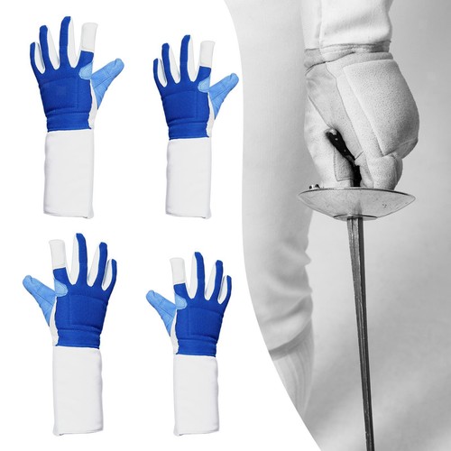 Fencing gloves, protective fencing match rubber for foil swords, sabres ...