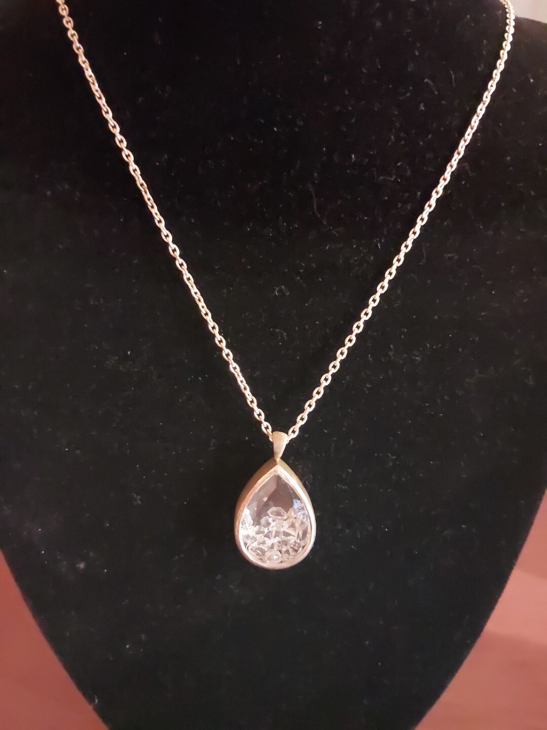 DEB GUYOT Sterling AQUAMARINE & HERKIMER Quartz FLOAT… - Gem