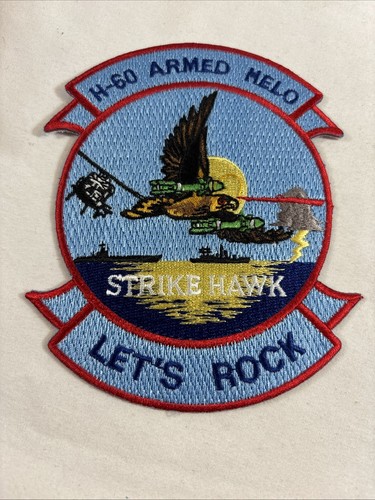 US Navy H-60 Armed Helo Strike Hawk Patch | eBay
