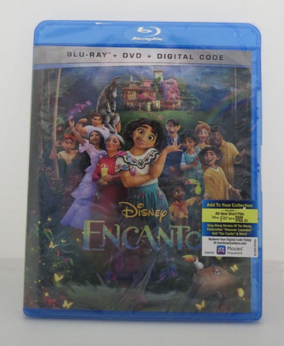 DISNEY ENCANTO BLU-RAY + DVD + DIGITAL CODE MOVIE NEW | eBay