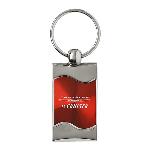 Red Rectangular Wave Keychain - Officially Licensed for Chrysler PT ...