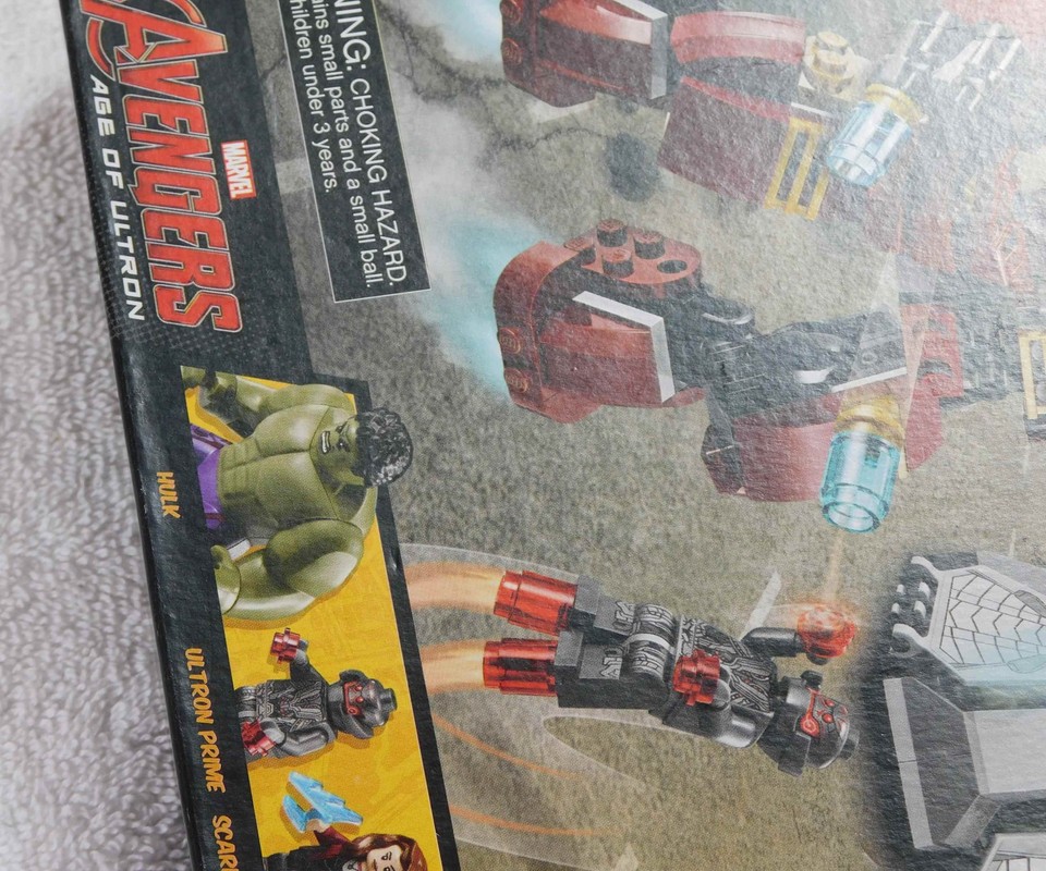 LEGO Marvel Super Heroes The Hulk Buster Smash 76031 NEW SEALED Scarlet ...