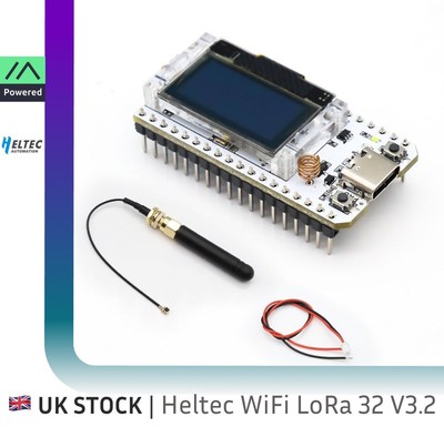 Heltec WiFi LoRa 32 V3.2 Meshtastic | ESP32-S3 SX1262 868MHz OLED | UK ...