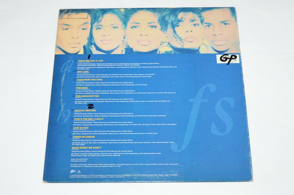 FIVE STAR 5 Star LP 1990 Epic Records USA E-46768 Pop Soul Vocal Vinyl ...