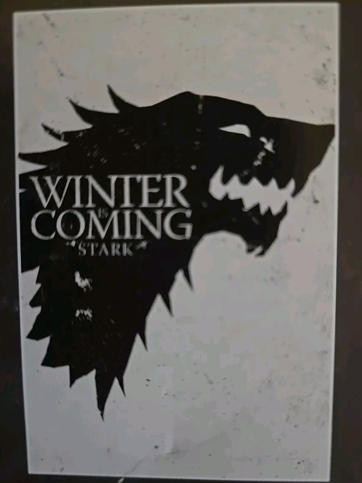 Thinkgeek GAME OF THRONES HOUSE SIGILS "STARK" WALL HANGING 9"x6" - G4 ...