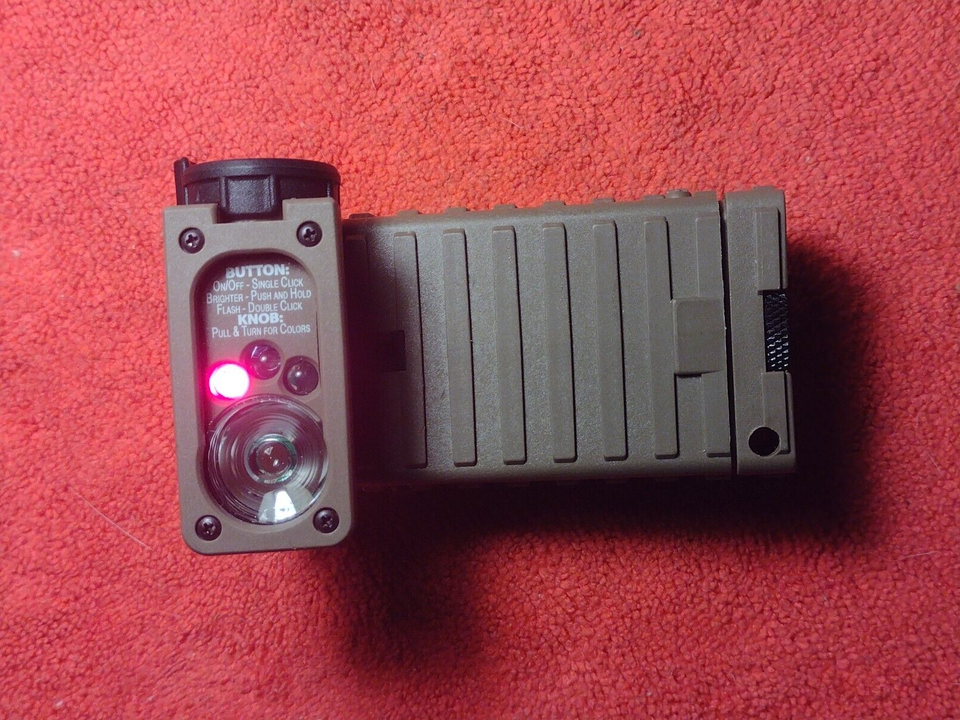 USGI USMC Streamlight Sidewinder Flashlight Military Tactical FDE ...