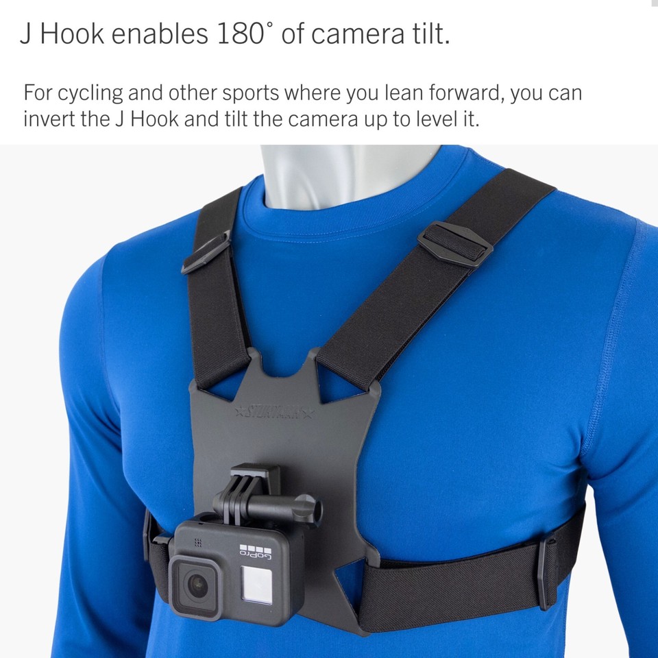 STUNTMAN High Stability Chest Mount with J Hook for Action Cameras | eBay
