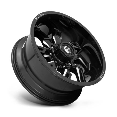Fuel D747 Lockdown Gloss Black Milled 1-Piece Wheels: 20x9, 6x139.7/6x5 ...