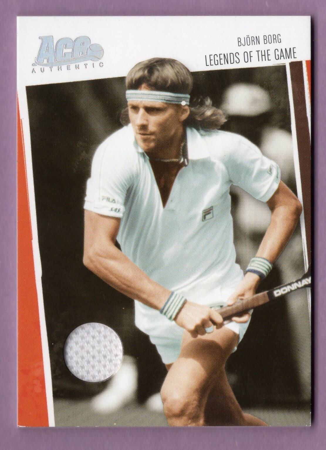 2006 ACE AUTHENTIC HEROES AND LEGENDS OF THE GAME MATERIAL #LG4 BJORN ...